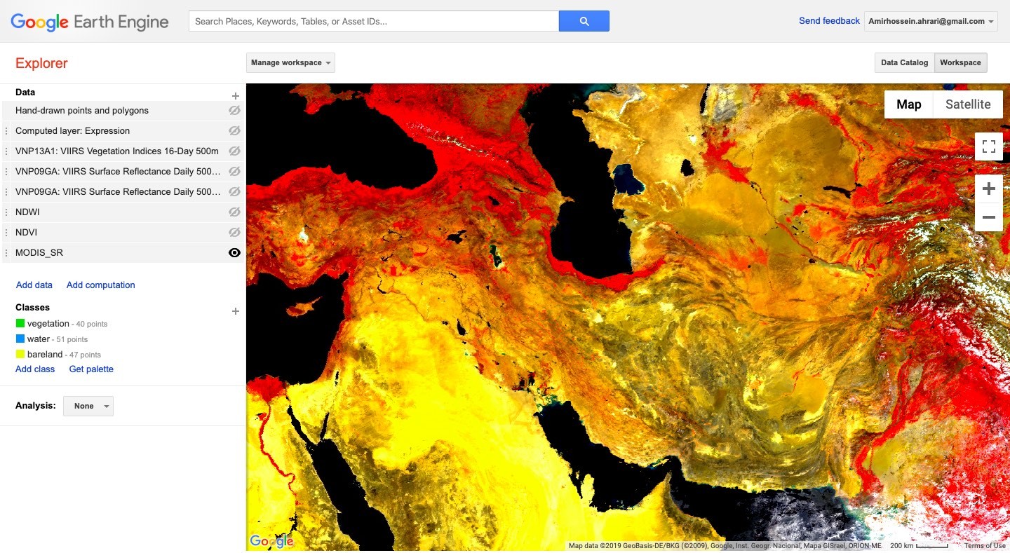 آشنایی با یک قابلیت مهم گوگل ارث انجین - آموزش کار با سامانه Earth ...